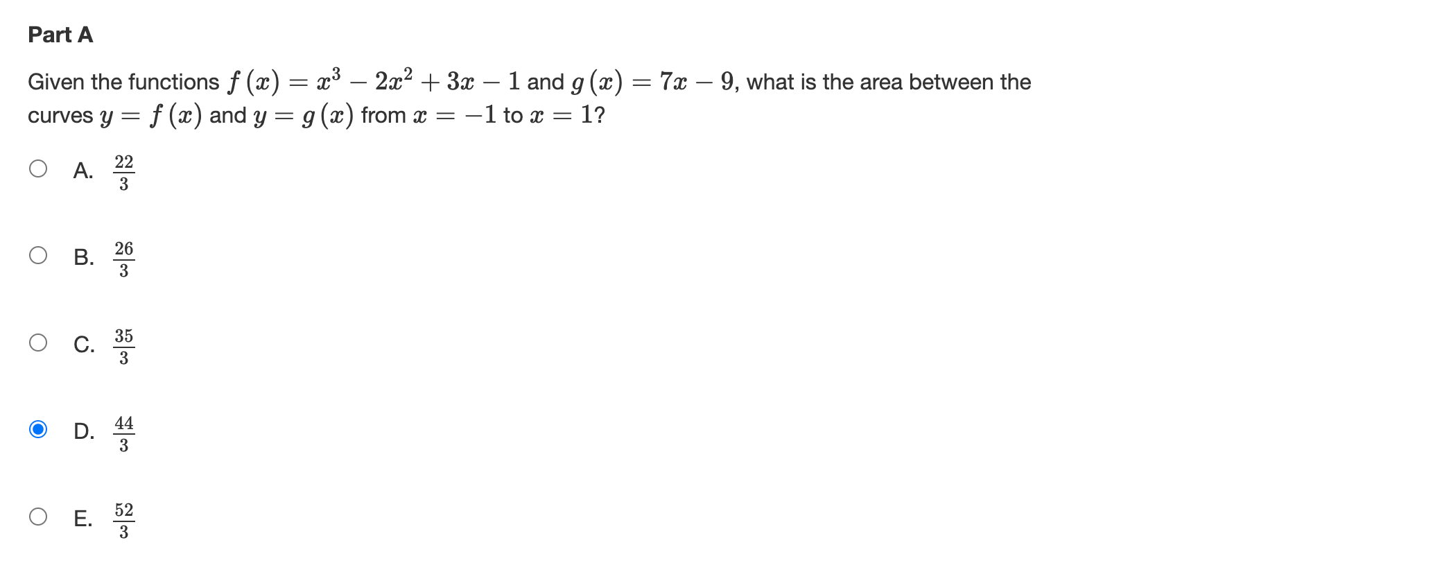 Solved Given the functions f(x)=x3−2x2+3x−1 and g(x)=7x−9, | Chegg.com