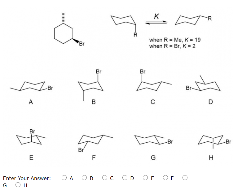 Solved Pick the most stable conformation of the stereoisomer | Chegg.com