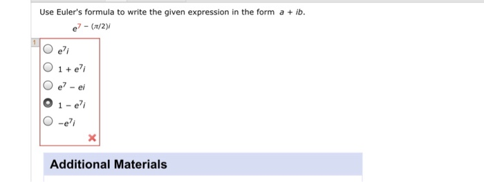 Solved Use Euler's formula to write the given expression in | Chegg.com