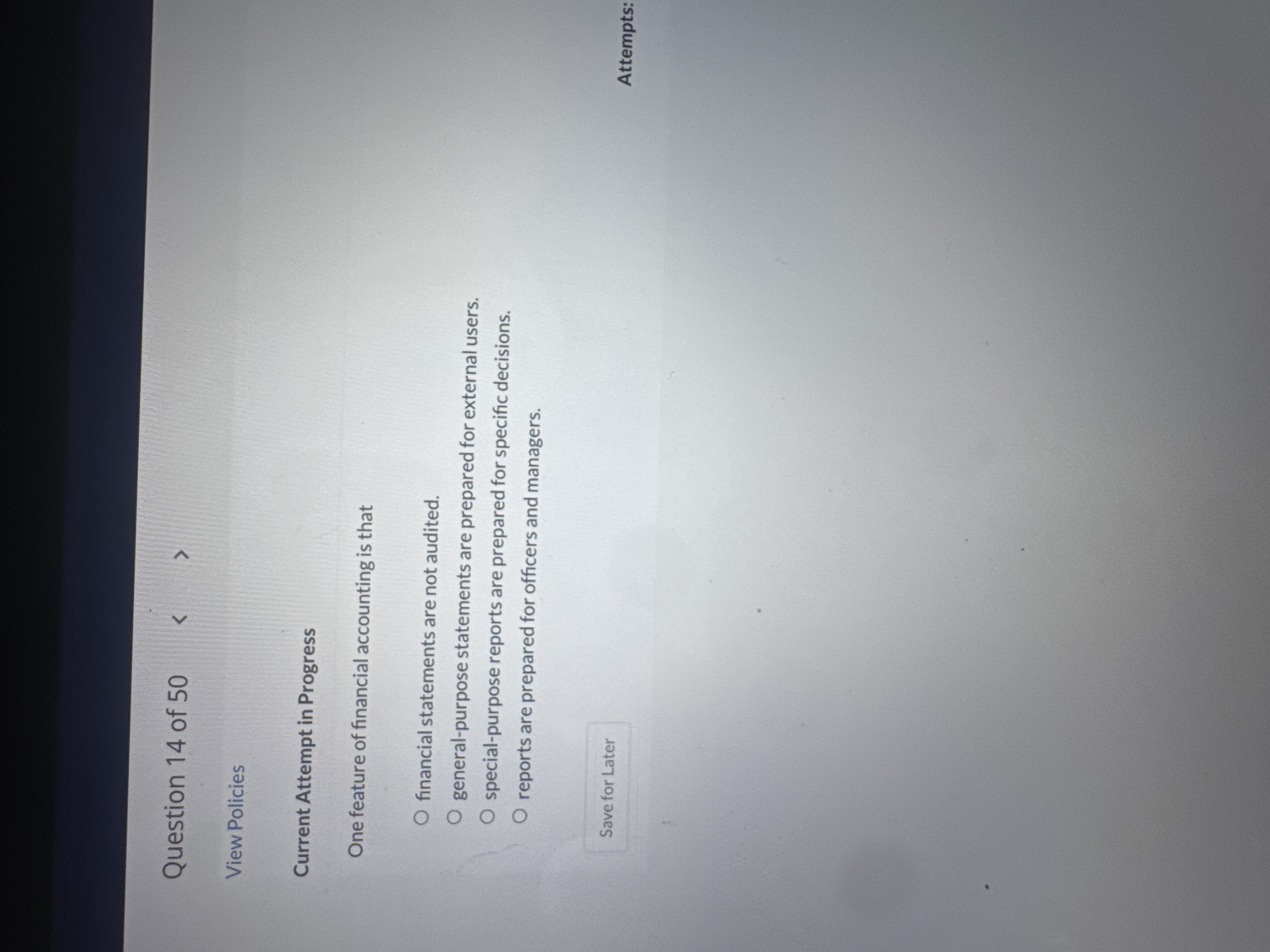 Solved Current Attempt in ProgressOne feature of financial | Chegg.com