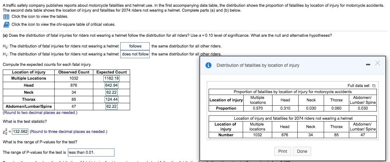 Solved A traffic safety company publishes reports about | Chegg.com