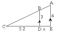 Solved Given that ACE ~ BCD. ﻿ Use Similar Triangle Ratios | Chegg.com