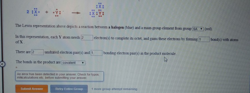 Solved :X: The Lewis representation above depicts a reaction | Chegg.com
