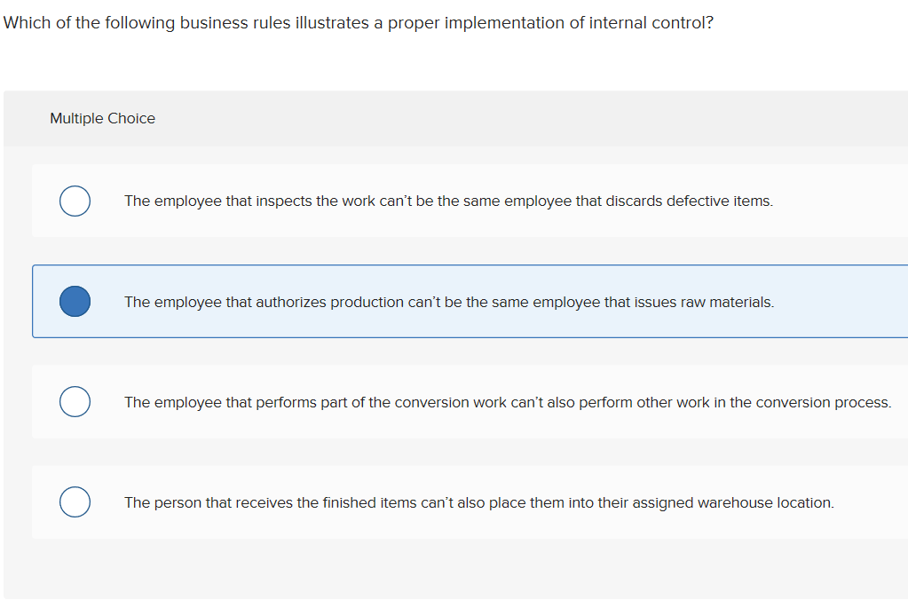 Solved Which of the following is not a good example of how | Chegg.com