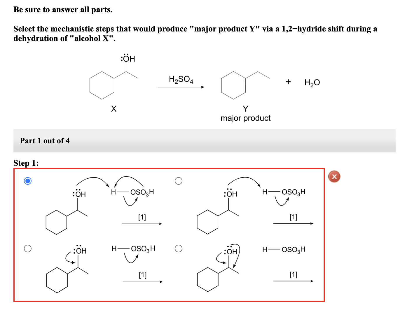 Solved Be sure to answer all parts. Select the mechanistic | Chegg.com