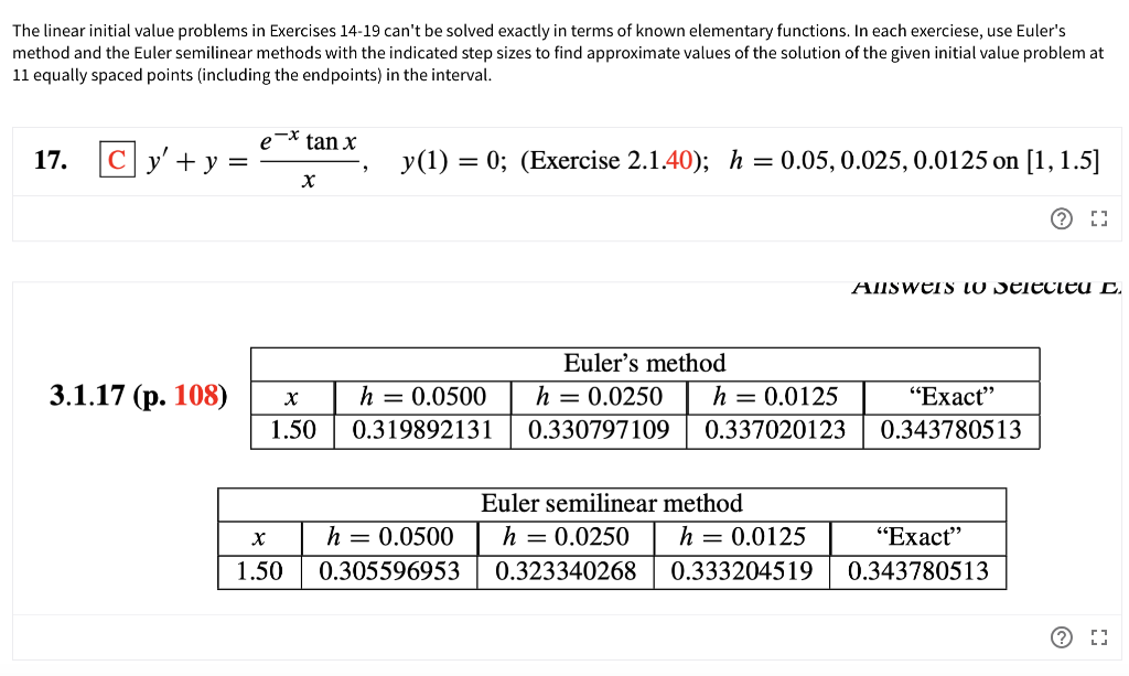 Solved The linear initial value problems in Exercises 14-19 | Chegg.com Solved The linear initial value problems in Exercises 14-19 | Chegg.com