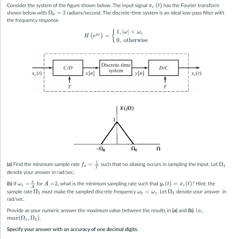 Solved The answer must be in numerical form. It has to be a | Chegg.com