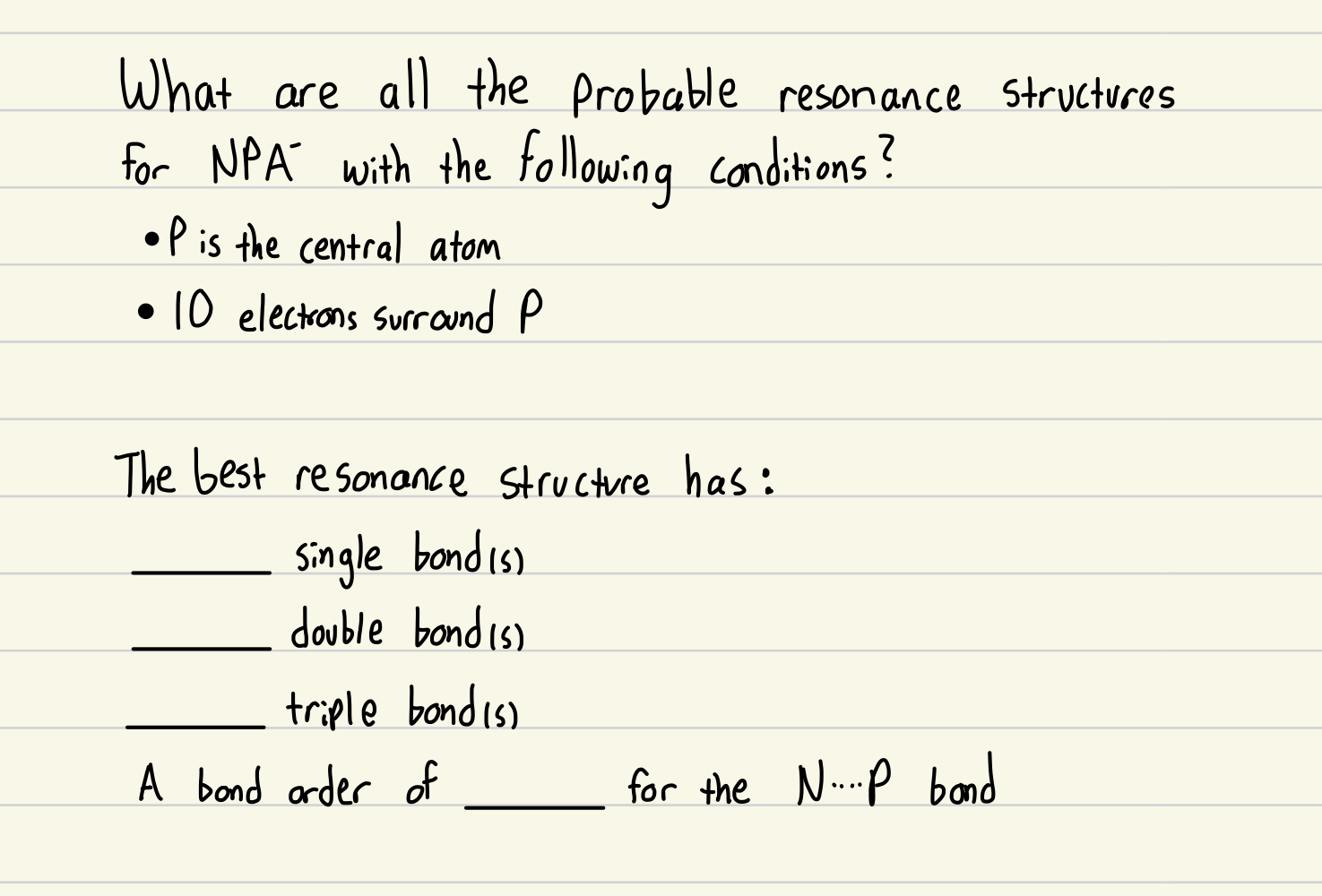 Solved What are all the probable resonance structures for | Chegg.com