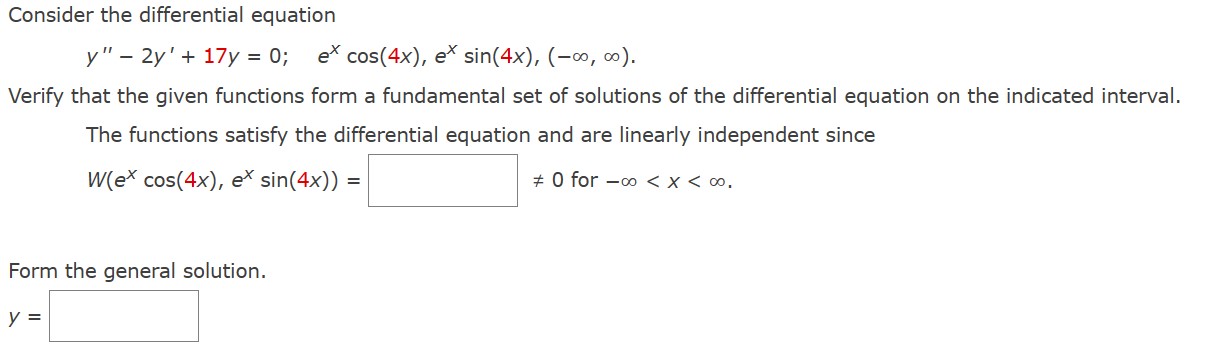 Solved Consider the differential equation | Chegg.com