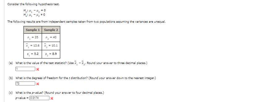 Solved Consider the following hypothesis test. H:A-120 The | Chegg.com