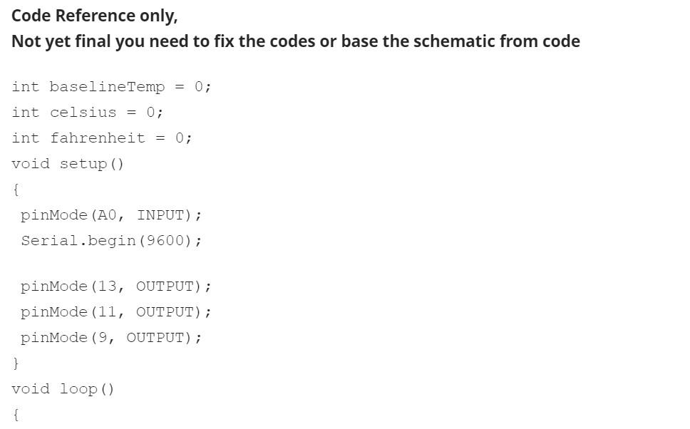 Solved TinkerCAD Using TMP36 Temperature Sensor Create a | Chegg.com