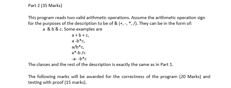 Part - 1 : Write java program for this question in | Chegg.com