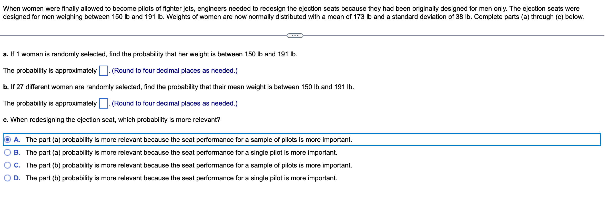 Solved When women were finally allowed to become pilots of | Chegg.com
