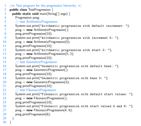 Solved Give a short fragment of Java code that uses the | Chegg.com