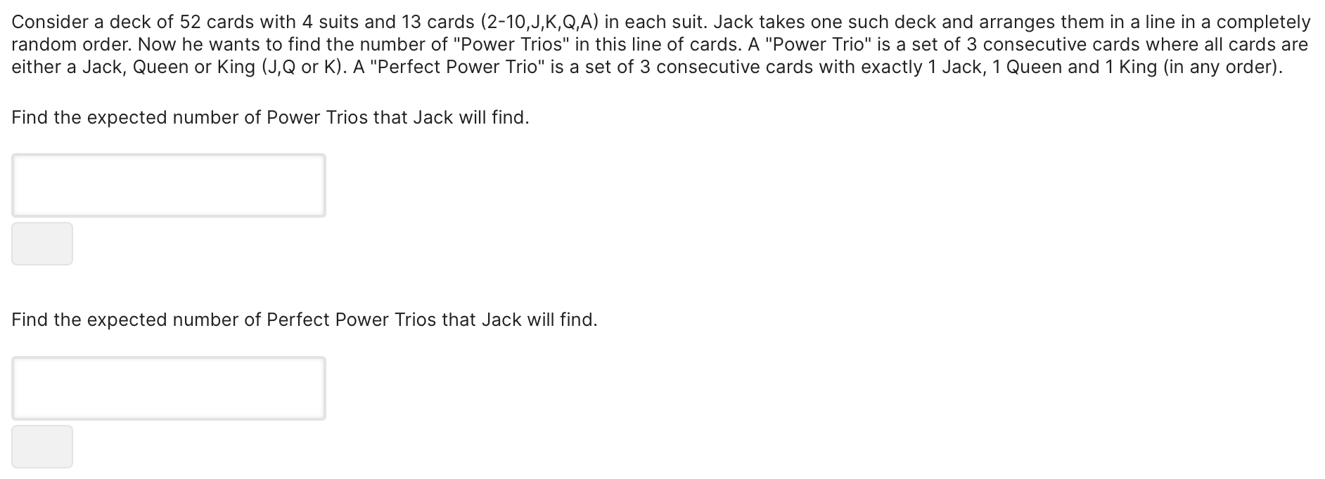 Solved Consider a deck of 52 cards with 4 suits and 13 cards | Chegg.com