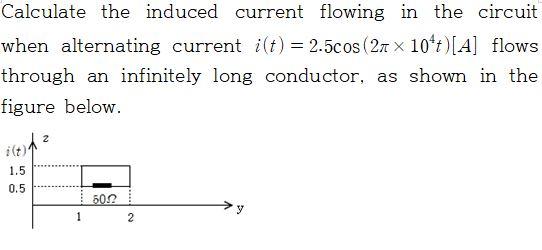 Solved Calculate the induced current flowing in the circuit | Chegg.com