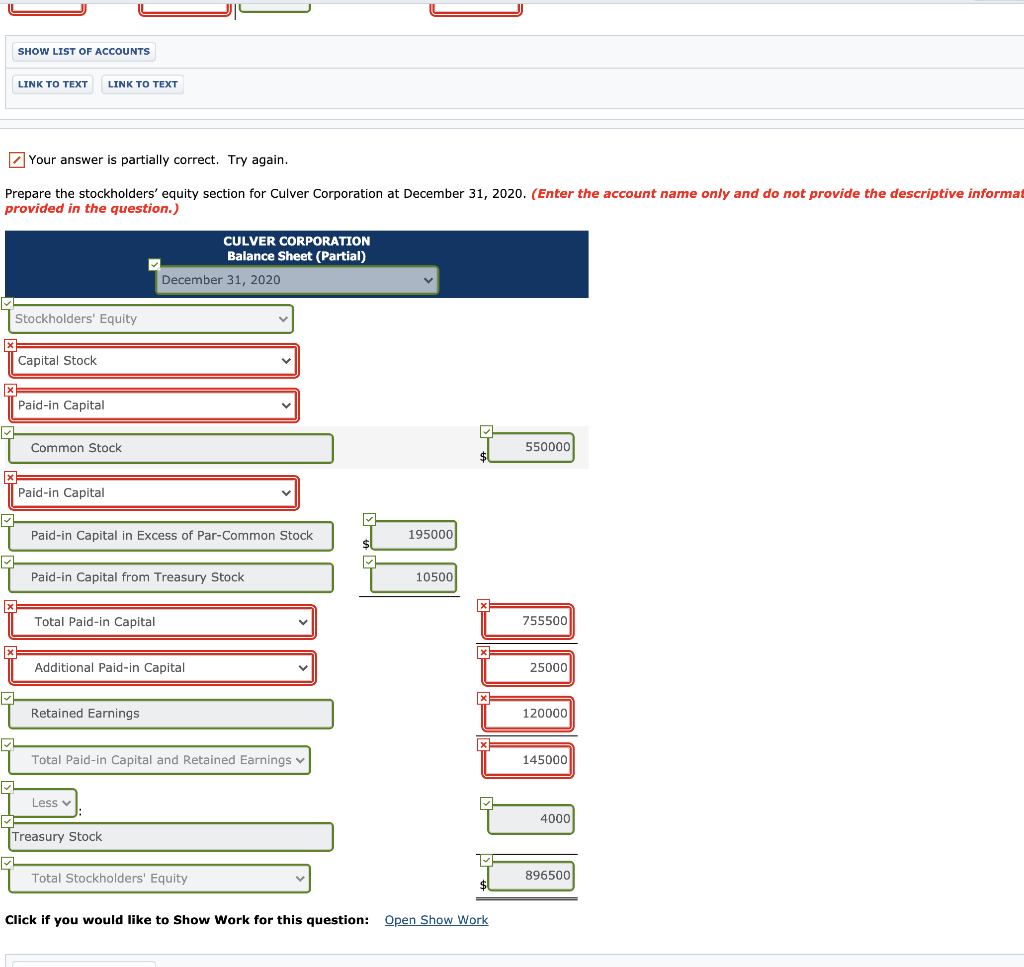 Solved Problem 13-02A a-c Culver Corporation had the | Chegg.com