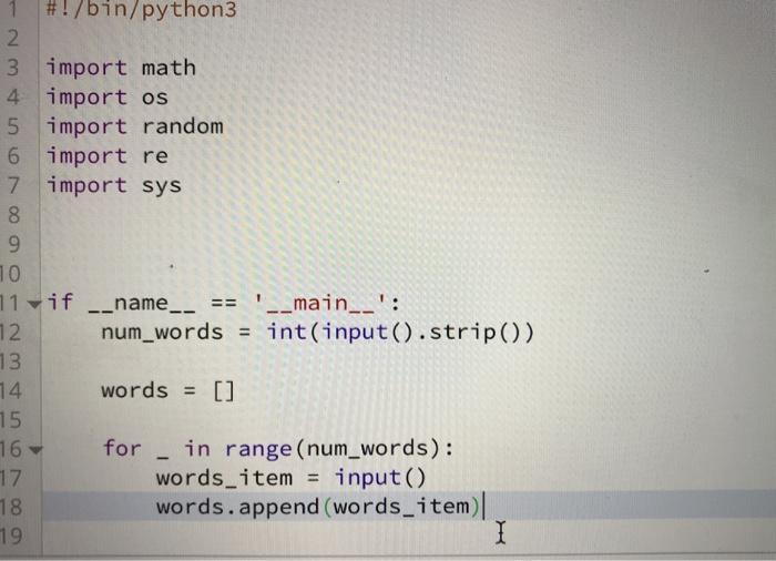 Solved | |#!/bin/python3 3 import math 4 import os 5 import | Chegg.com