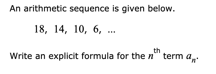 Solved For a given arithmetic sequence, the 29th term, a29, | Chegg.com