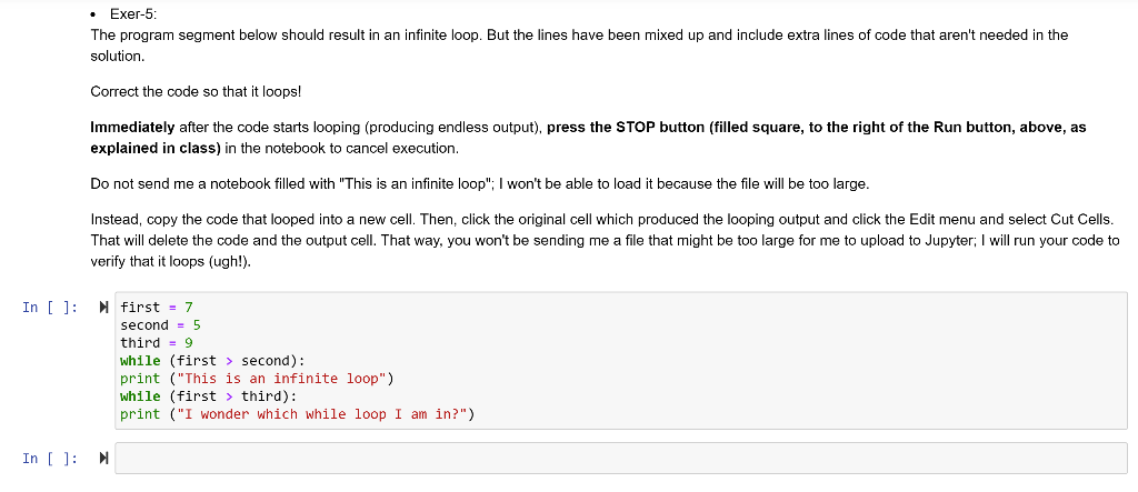 Solved The program segment below should result in an | Chegg.com
