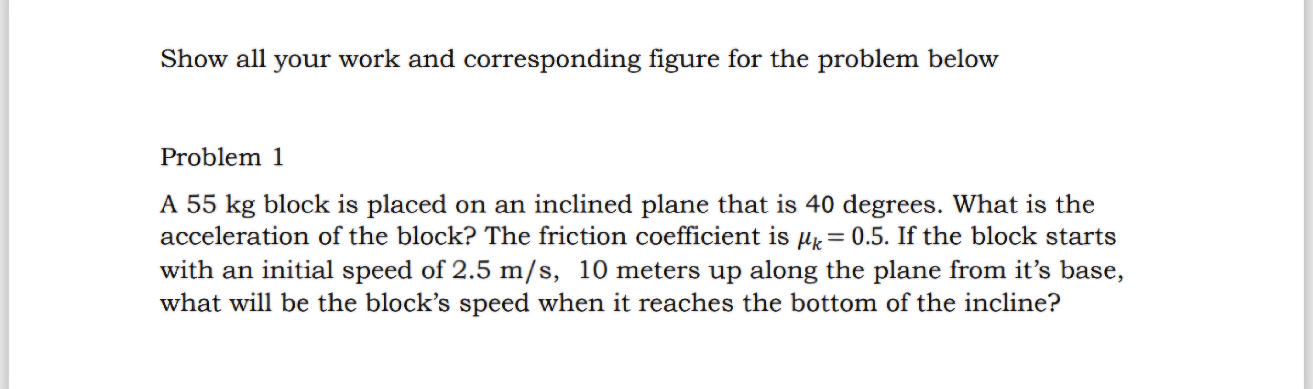 Solved Show all your work and corresponding figure for the | Chegg.com