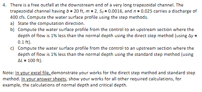 Solved Note: In your excel file, demonstrate your works for | Chegg.com