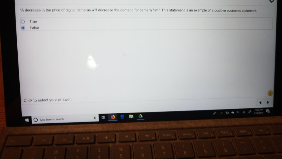 Solved A decrease in the price of digital cameras will | Chegg.com