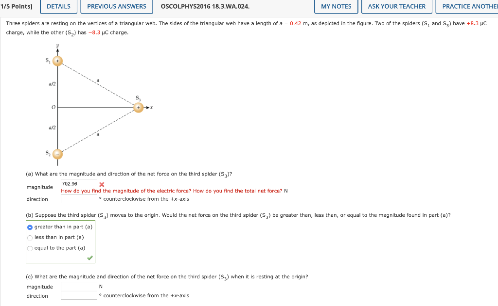 Solved Three spiders are resting on the vertices of a | Chegg.com