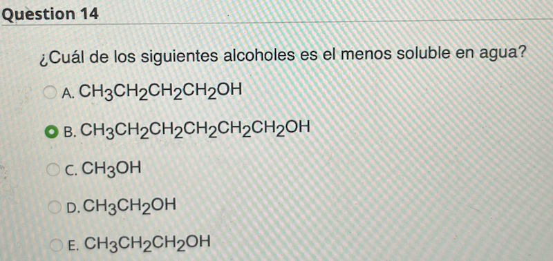 Solved Nombre el siguiente compuesto: A. 3-metil-5-hexanol | Chegg.com