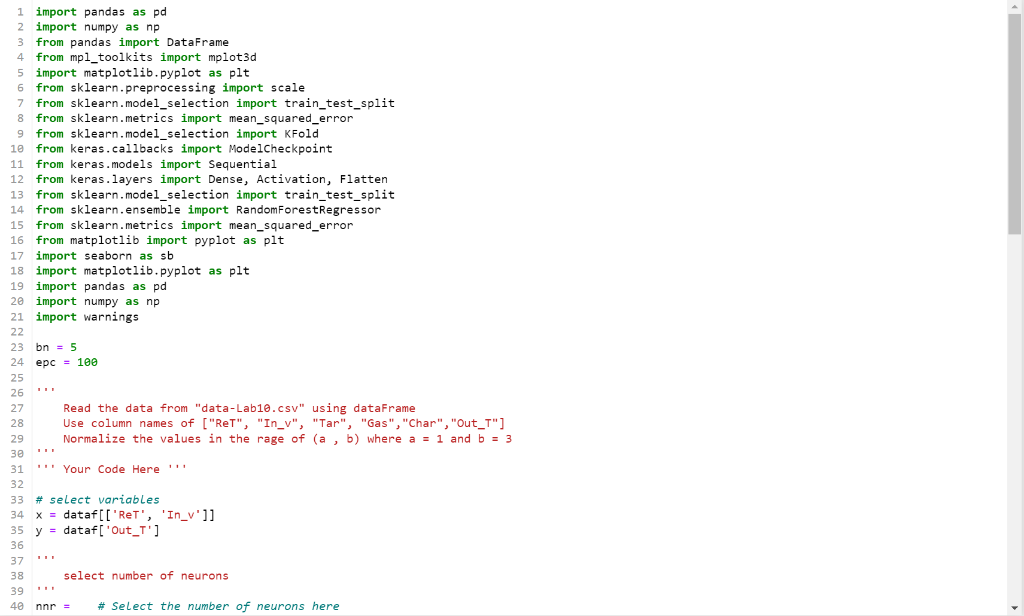 Solved We will use data from “data-Lab8.csv” file from Lab8, | Chegg.com