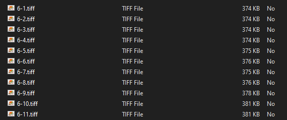 Solved for MATLAB I have these tiff files named in | Chegg.com