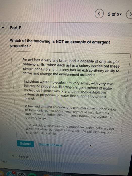 Solved 3 of 27 > Part F Which of the following is NOT an | Chegg.com Solved 3 of 27 > Part F Which of the following is NOT an | Chegg.com
