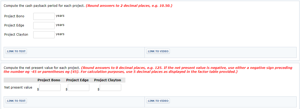 Solved Problem 25-01A U3 Company is considering three | Chegg.com
