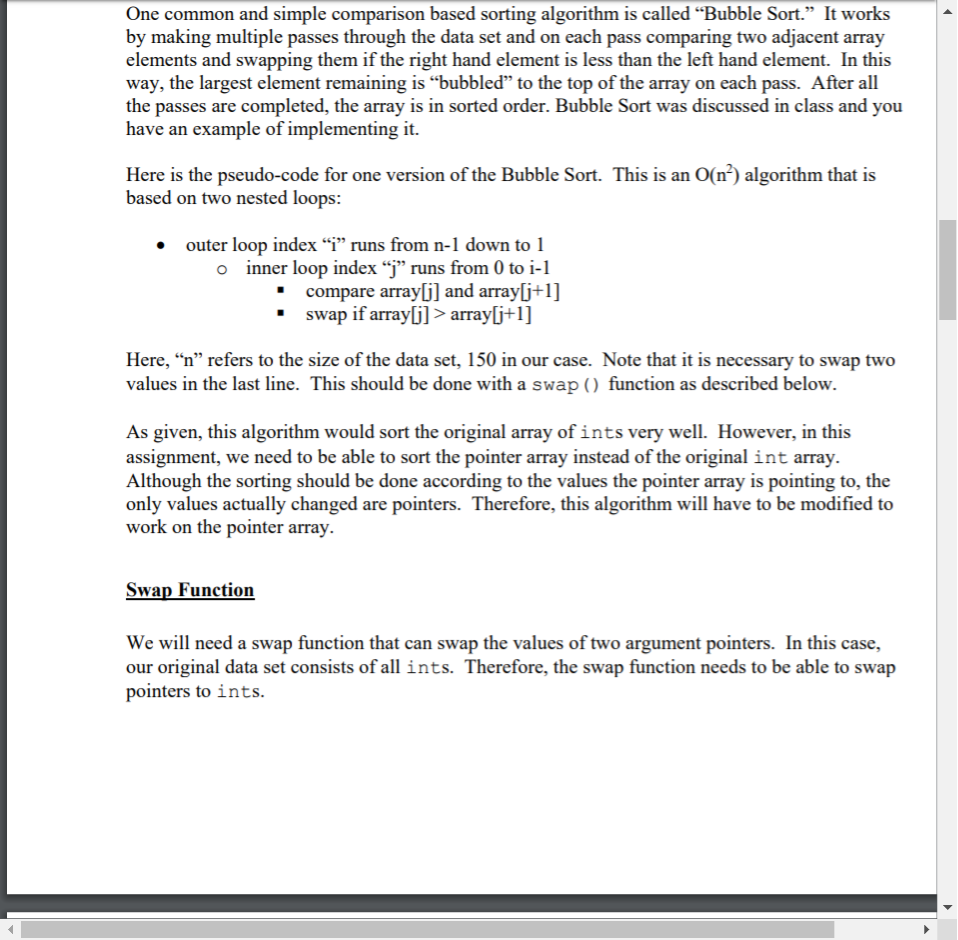 Sometimes we’re given an array of data that we need | Chegg.com