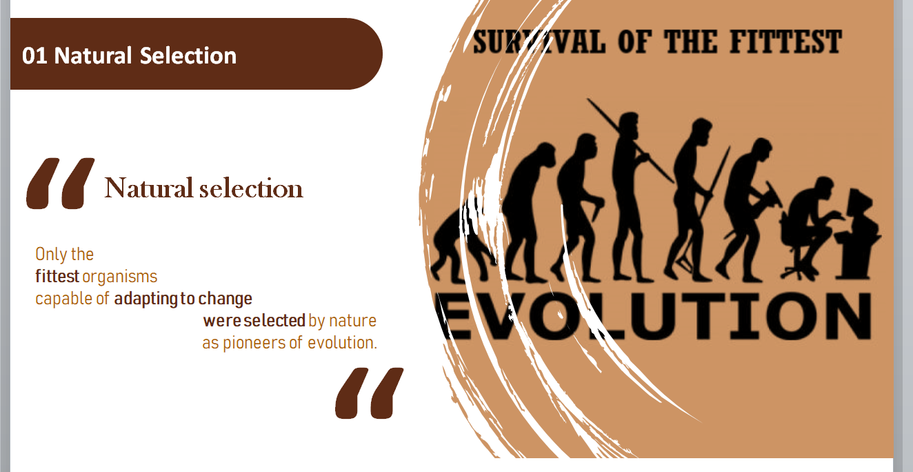 Solved Evolution theory of Darwin Individuals must always | Chegg.com