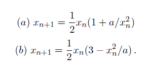 Solved Determine the order of convergence of the following | Chegg.com
