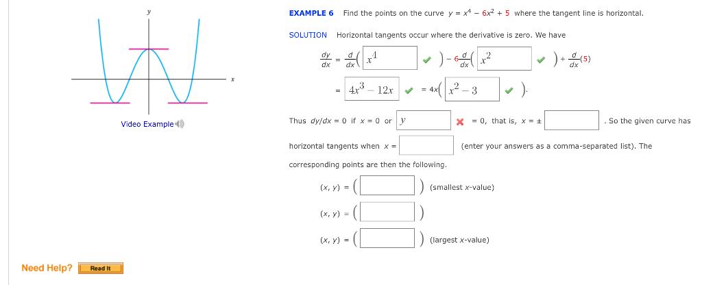 Solved Find the points on the curve y = x4 − 6x2 + 5 | Chegg.com