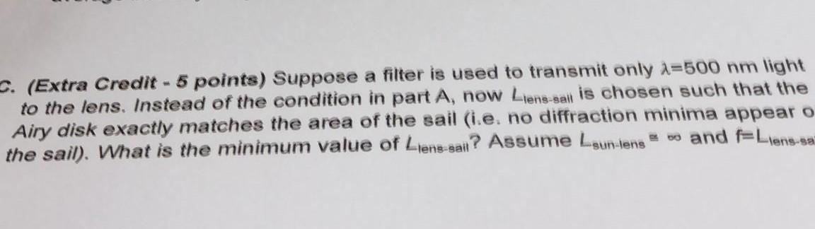 (Extra Credit - 5 points) Suppose a filter is used to | Chegg.com