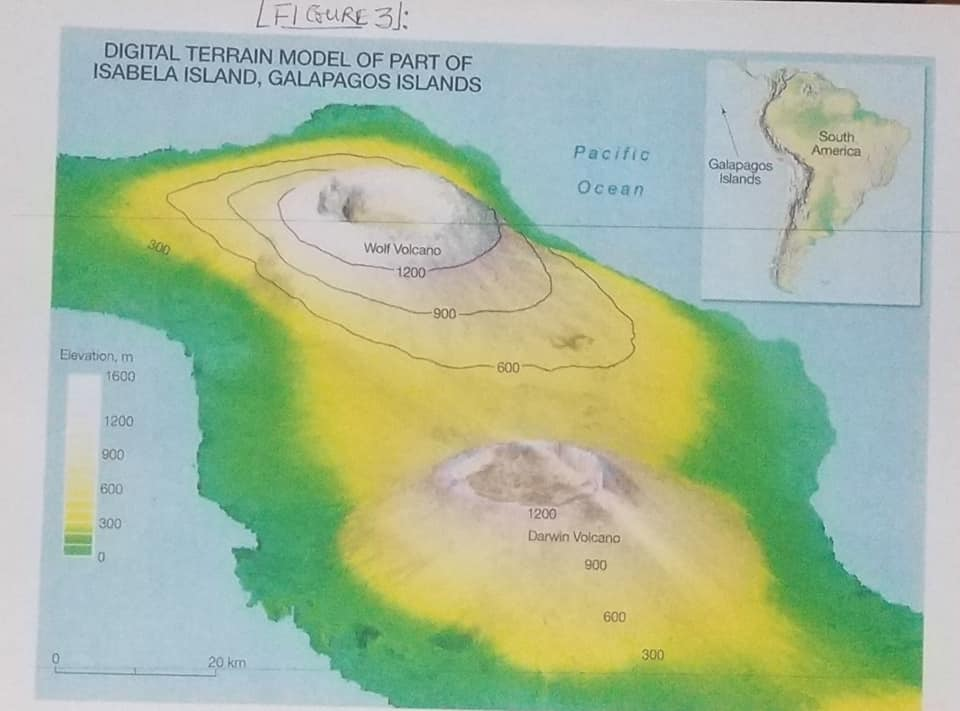 Solved (Refer to Figure 3: Part of Isabel Island, Galapagos | Chegg.com