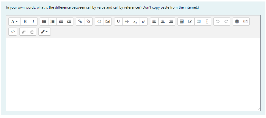Solved In your own words, what is the difference between | Chegg.com
