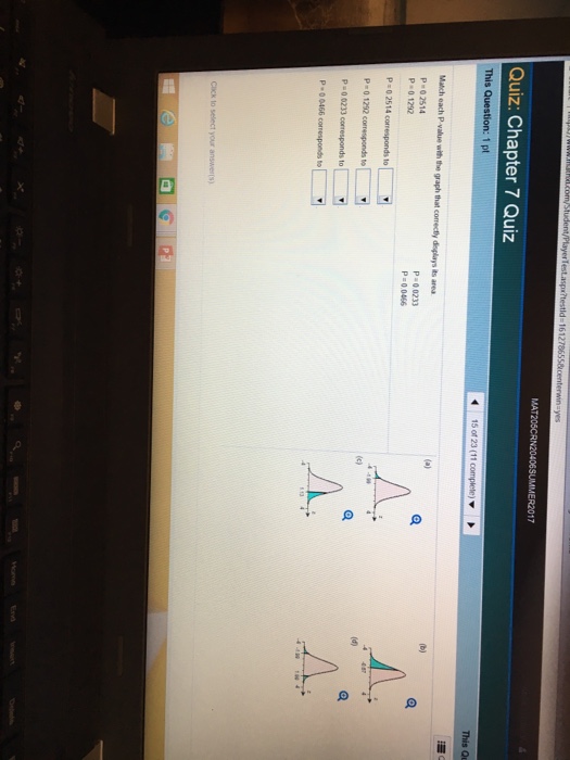 Match each P-value with the graph that correctly | Chegg.com