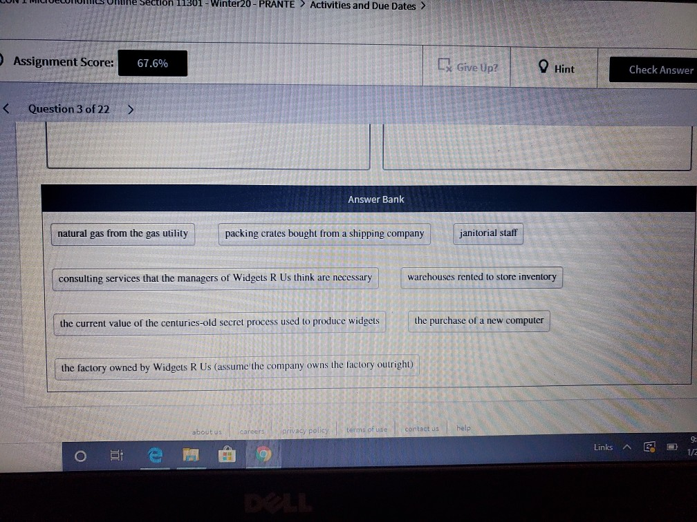 Solved ge - ECON 1 Microeconomics Online Section 11301 - | Chegg.com
