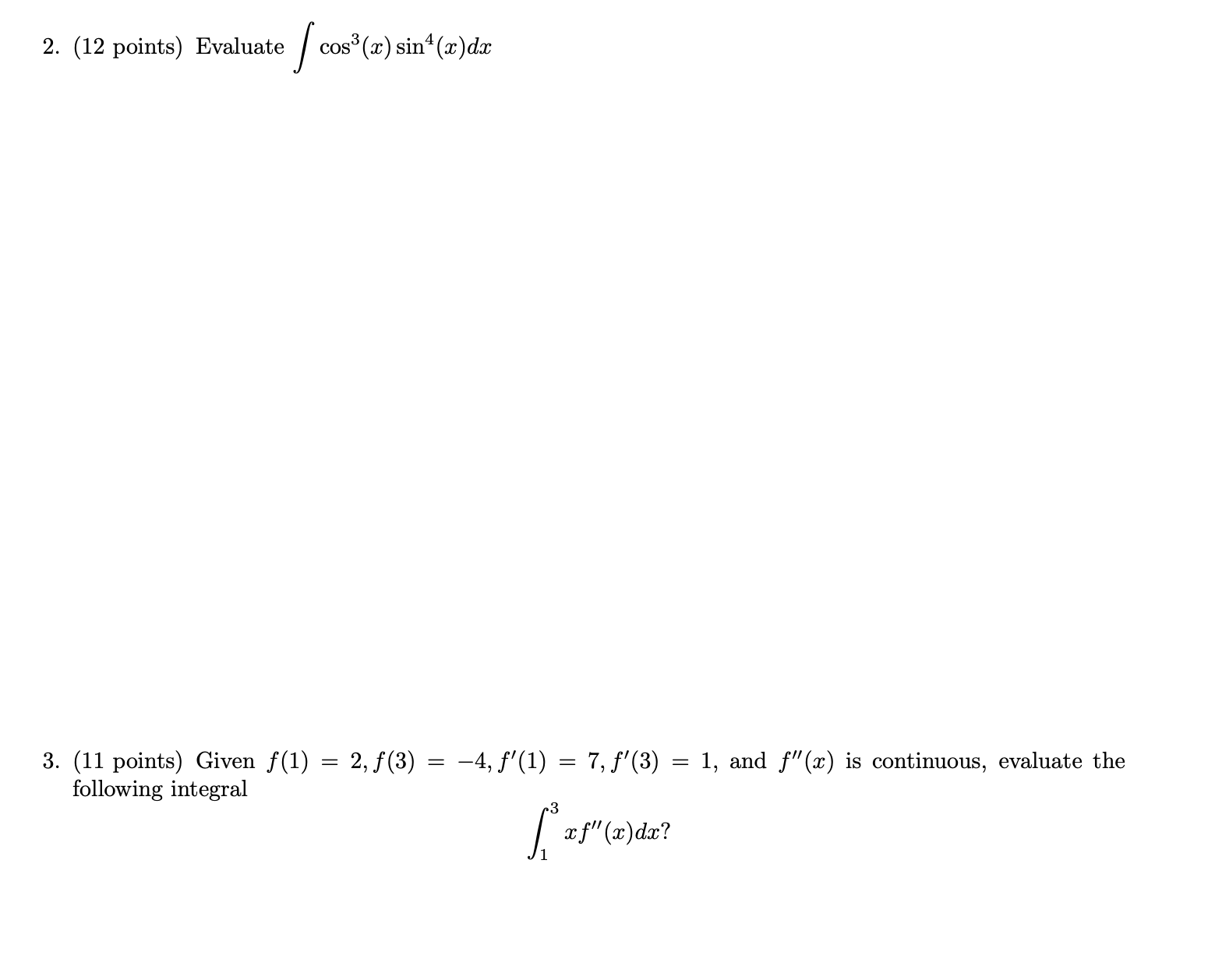 Solved I need help with these questions please" (12 ﻿points) | Chegg.com