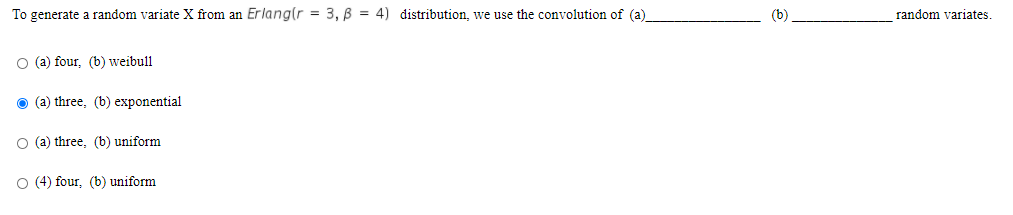 Solved Derive an inverse transform algorithm for generating | Chegg.com