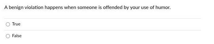 Solved A benign violation happens when someone is offended | Chegg.com
