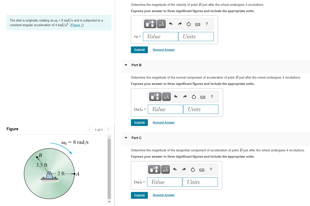 Solved Determine the magnitude of the velocity of point B | Chegg.com