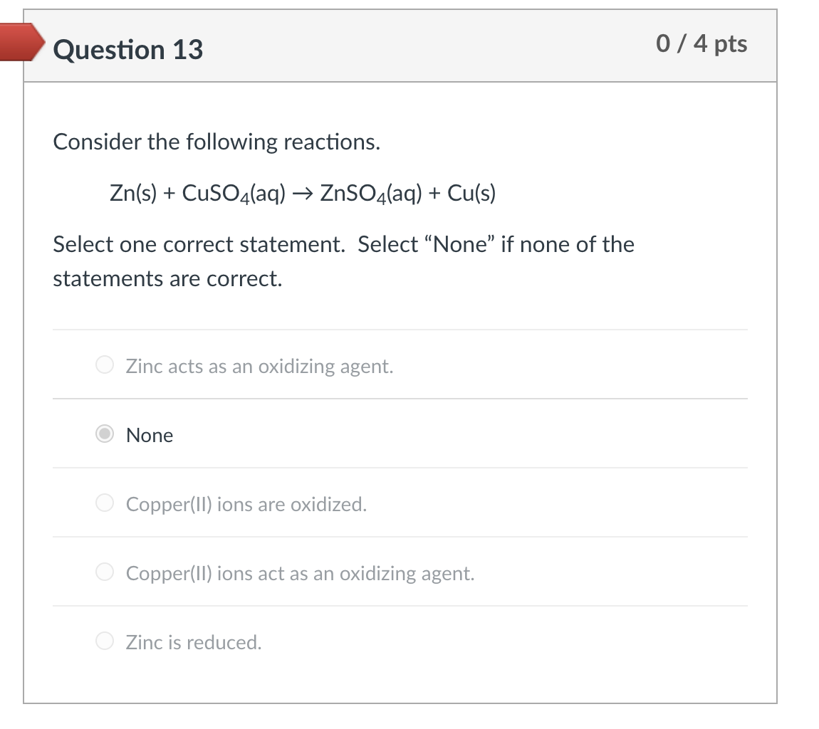Solved Consider the following reactions. | Chegg.com