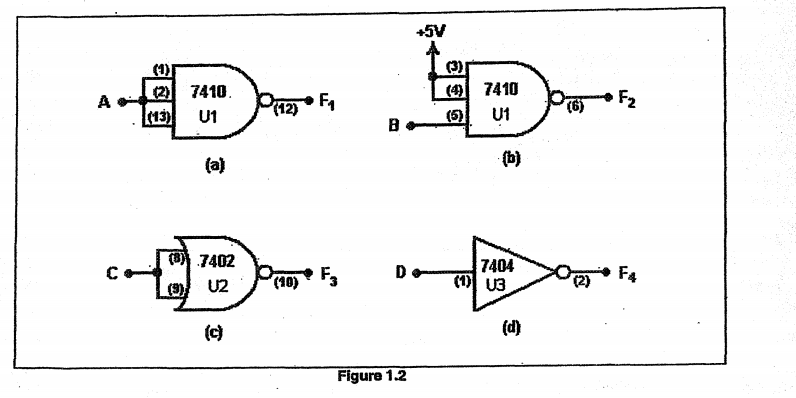 Solved analyze the logic circuits shown in figures 1.2 , 1.3 | Chegg.com