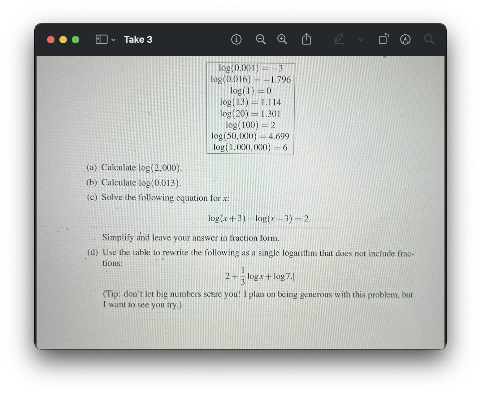 Solved Question | Chegg.com