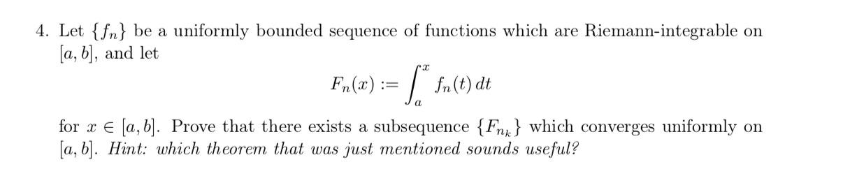 Solved 4- This is homework for Advanced Calculus by Patrick | Chegg.com